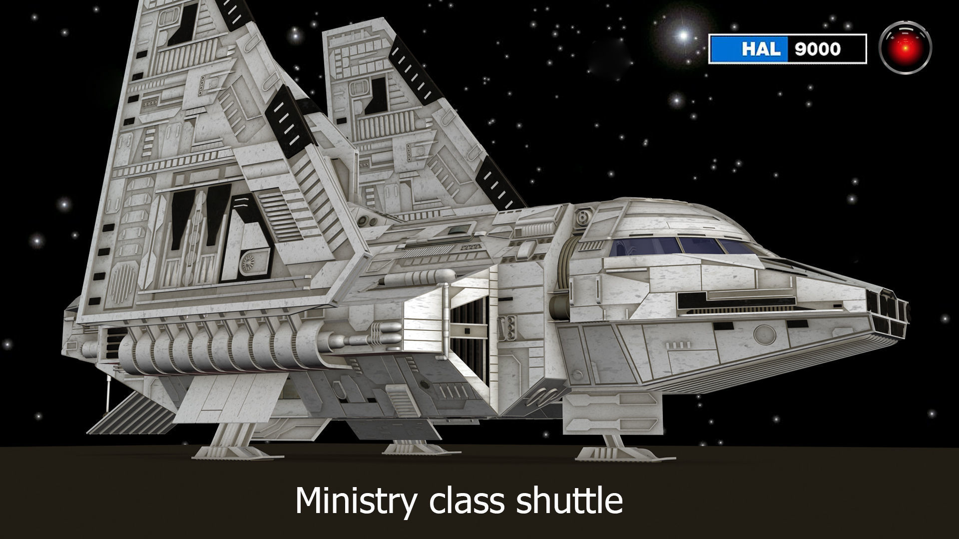 Ministry class shuttle wich interior 3D model animated | CGTrader