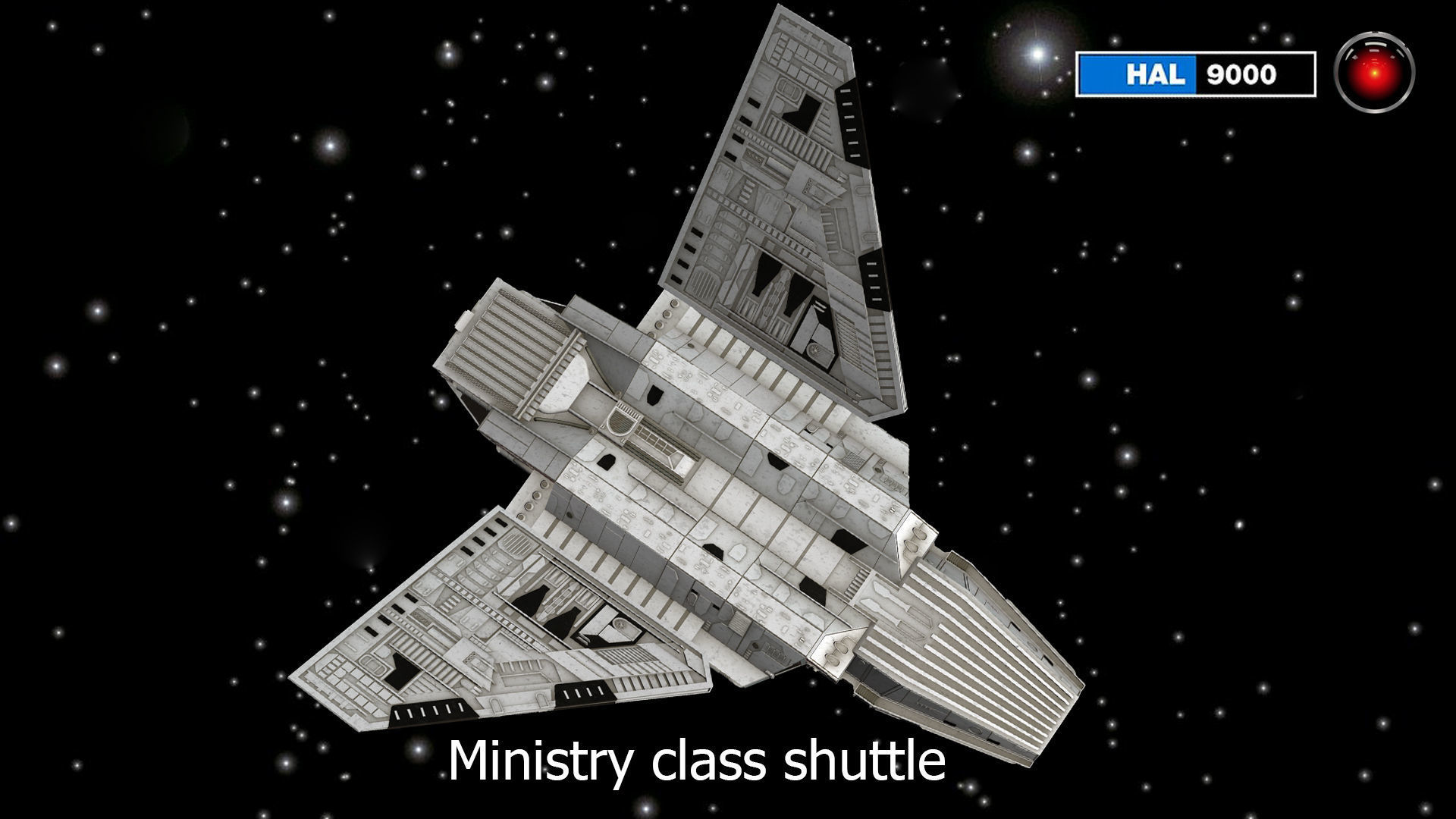 Ministry class shuttle wich interior 3D model animated | CGTrader
