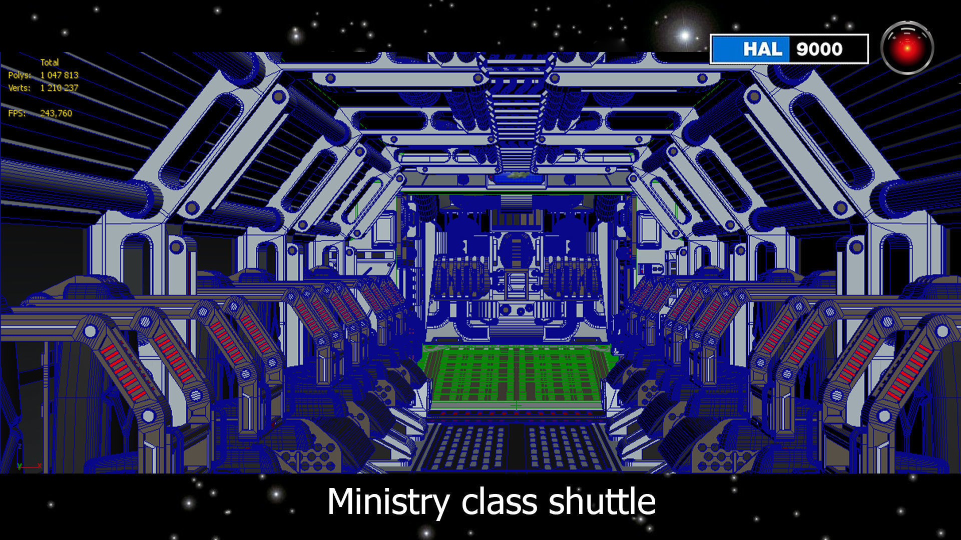 Ministry class shuttle wich interior 3D model animated | CGTrader