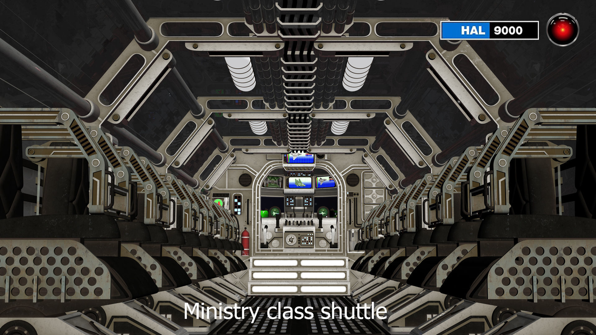 Ministry class shuttle wich interior 3D model animated | CGTrader