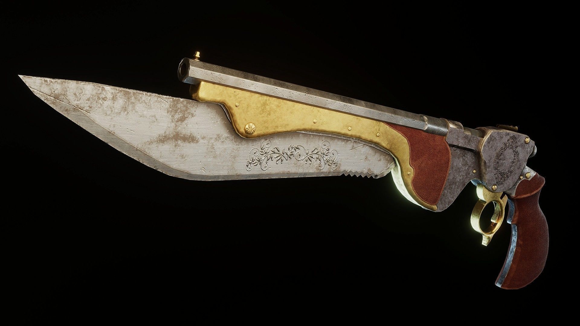 3D model Bittner M1896 2 versions VR / AR / low-poly | CGTrader