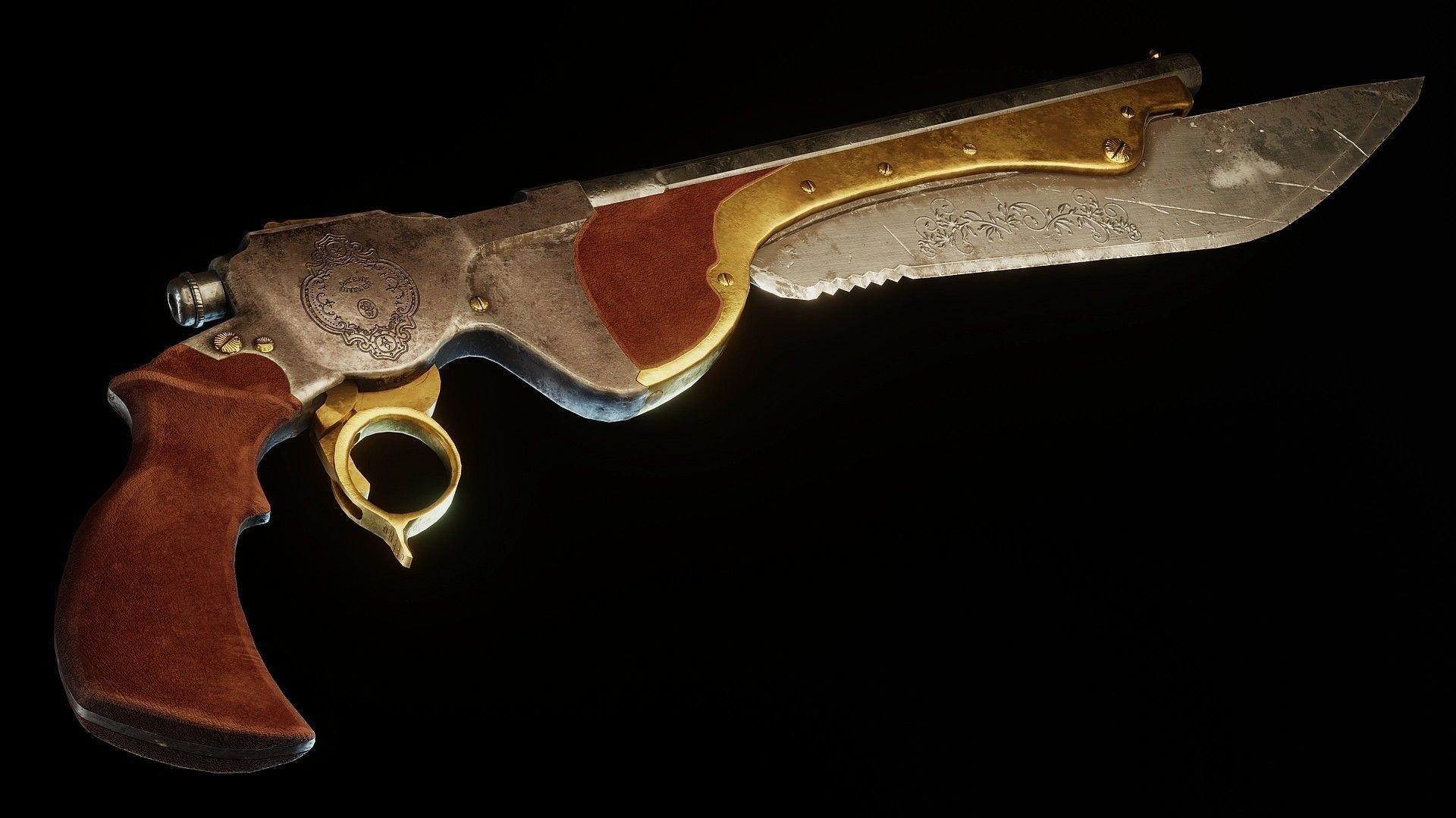 3D model Bittner M1896 2 versions VR / AR / low-poly | CGTrader