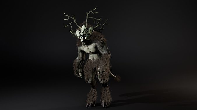 3D model Wendigo monster VR / AR / low-poly | CGTrader