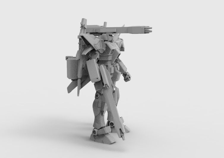 Gundam RX-78 Defender 3D model | CGTrader