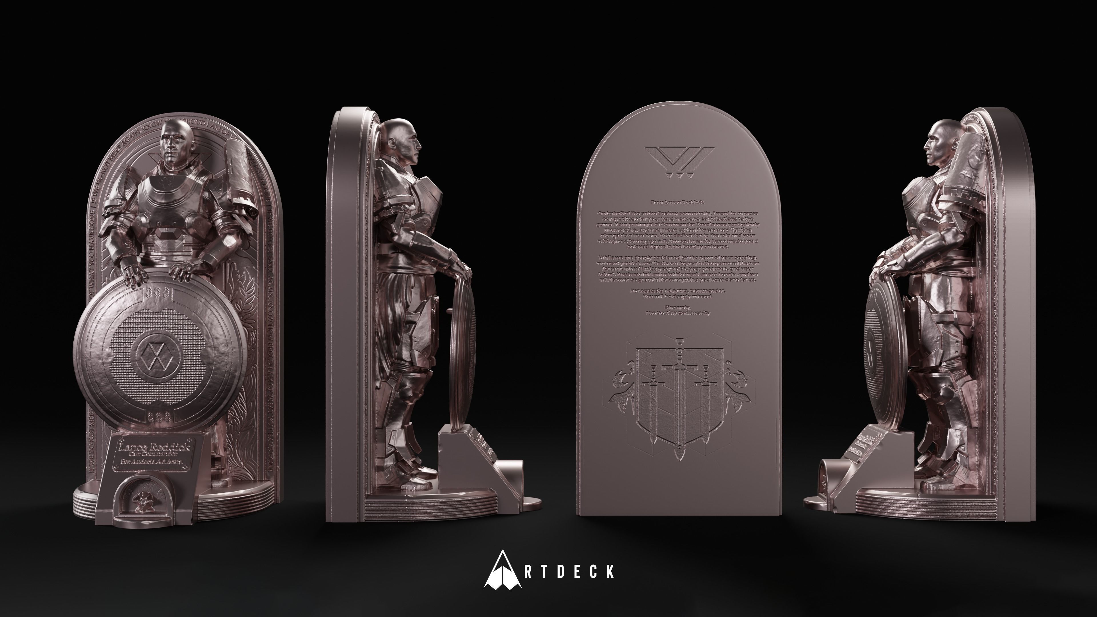Lance Reddick Memorial 3D Printable Figurine free 3D model 3D printable ...