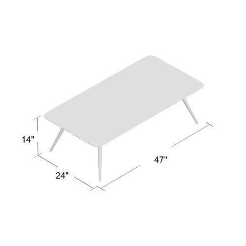 Airfoil Coffee Table free 3D model | CGTrader