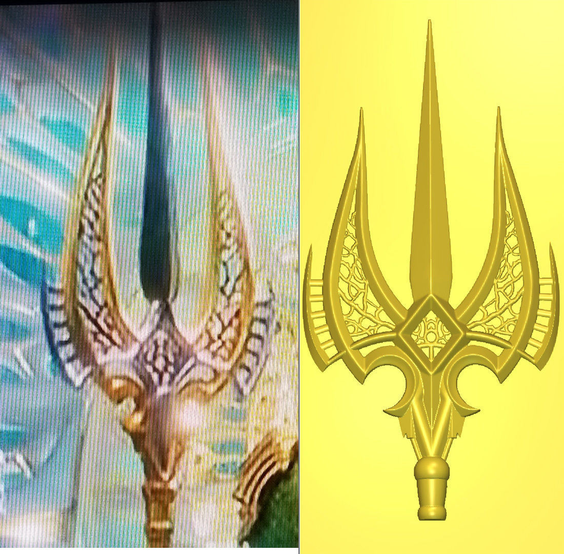 Fisherman King Trident 3D model 3D printable | CGTrader