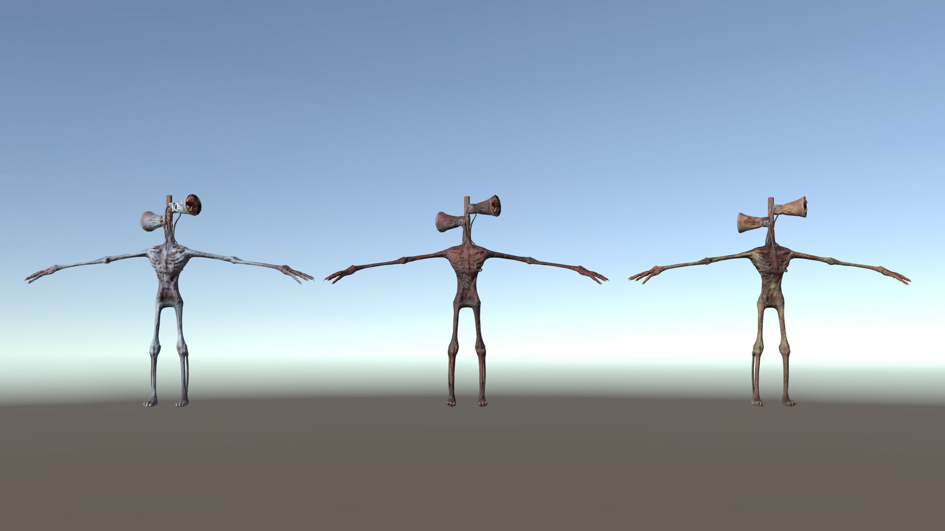 3D model Siren Head VR / AR / low-poly rigged animated | CGTrader