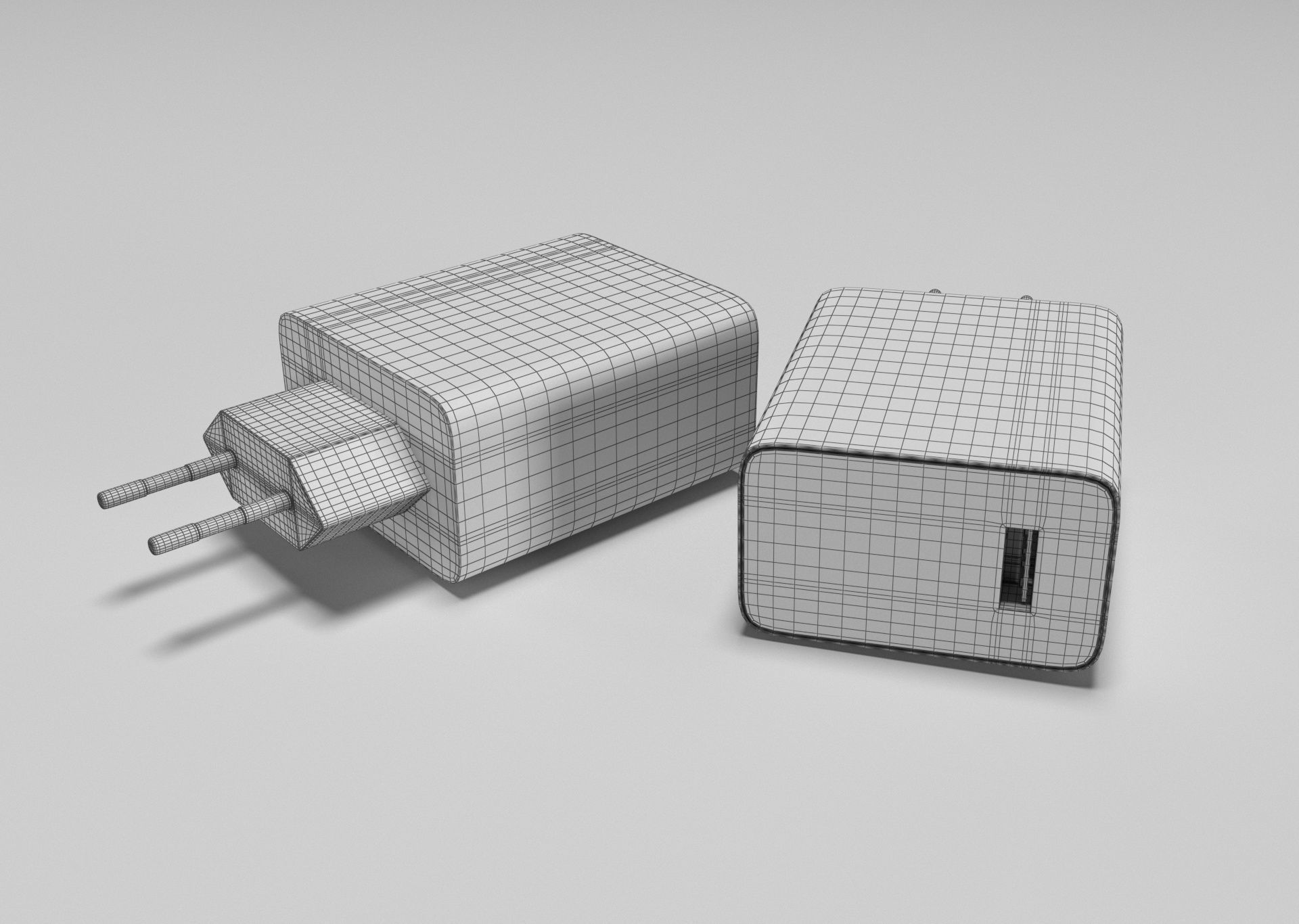 USB adapter 3D model | CGTrader
