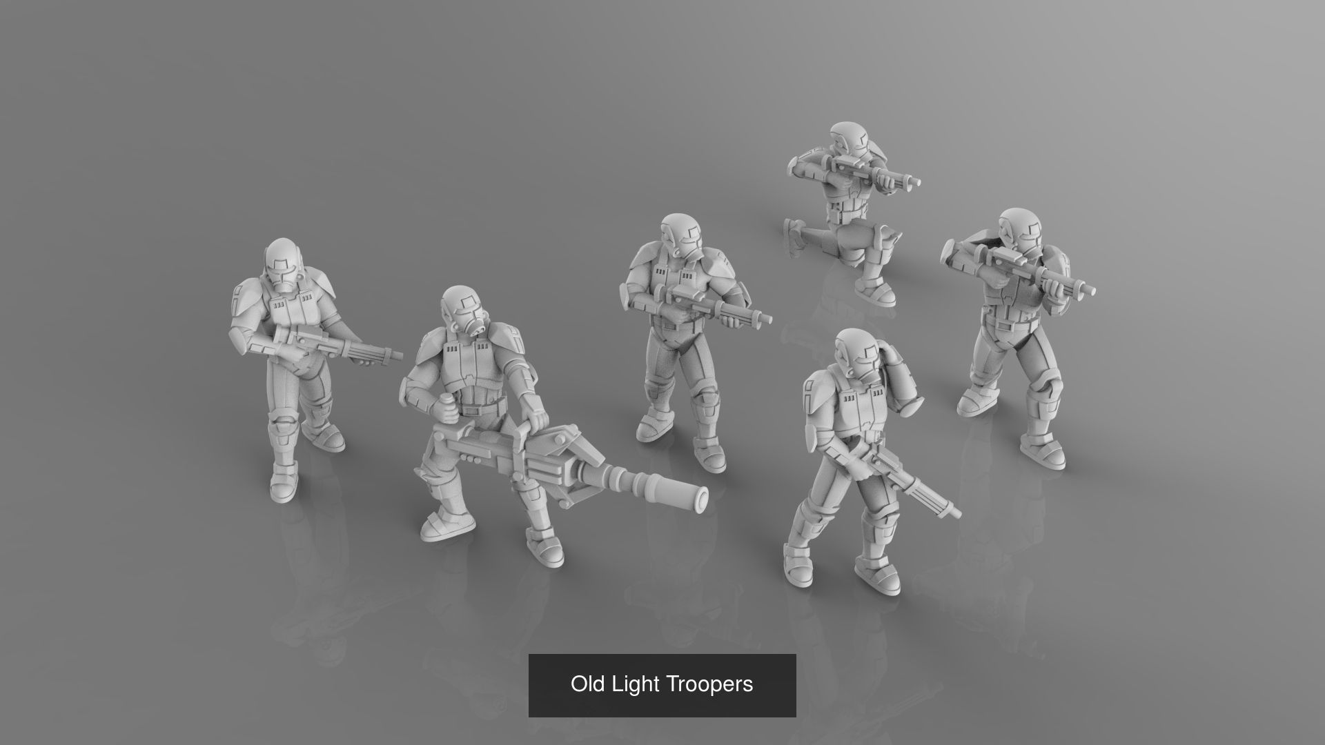 Old Light Republic Army 3D Model Collection | CGTrader