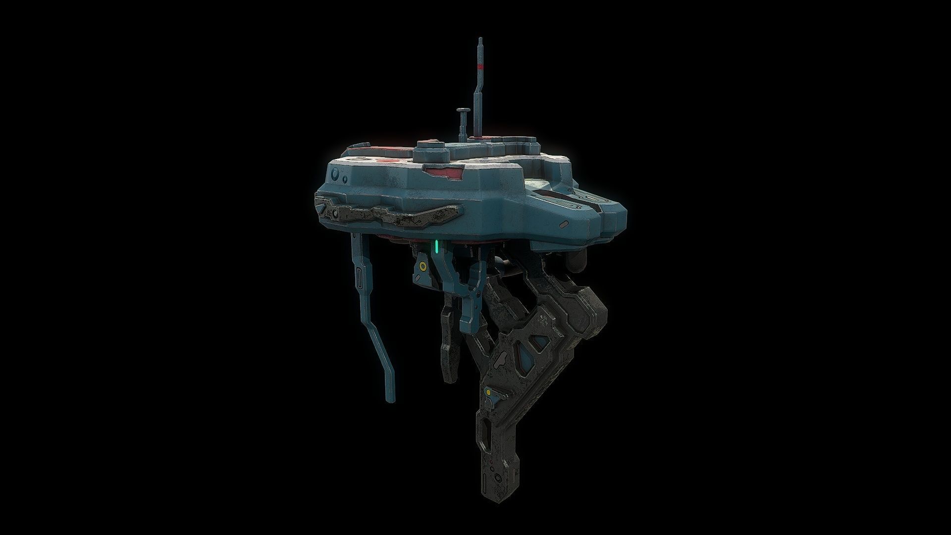 3D model Sci fi alien drone VR / AR / low-poly | CGTrader