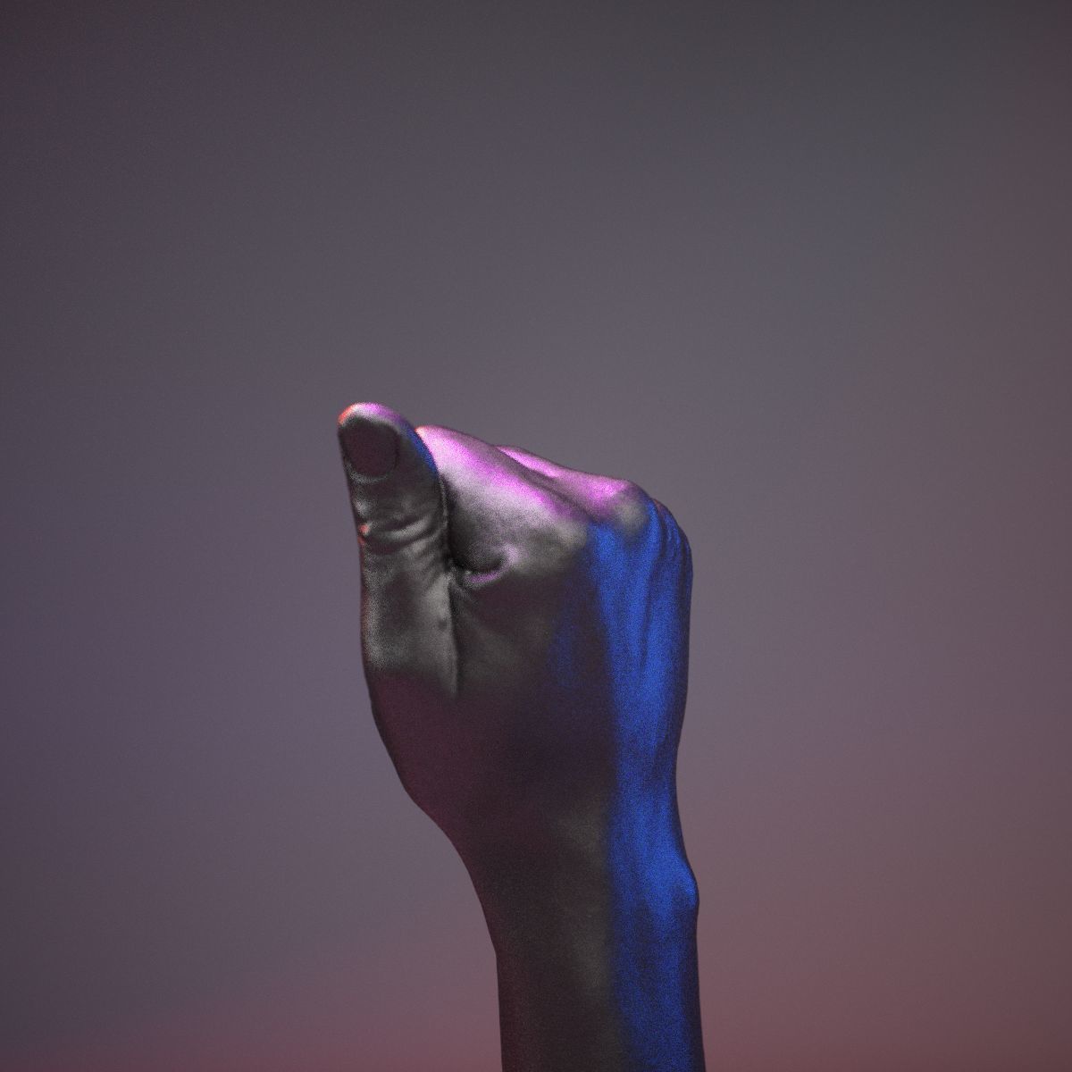 3D model Finger Alphabet A VR / AR / low-poly | CGTrader