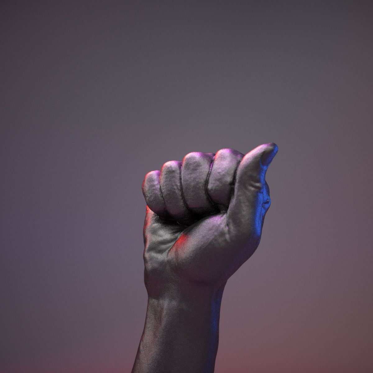 3D model Finger Alphabet A VR / AR / low-poly | CGTrader