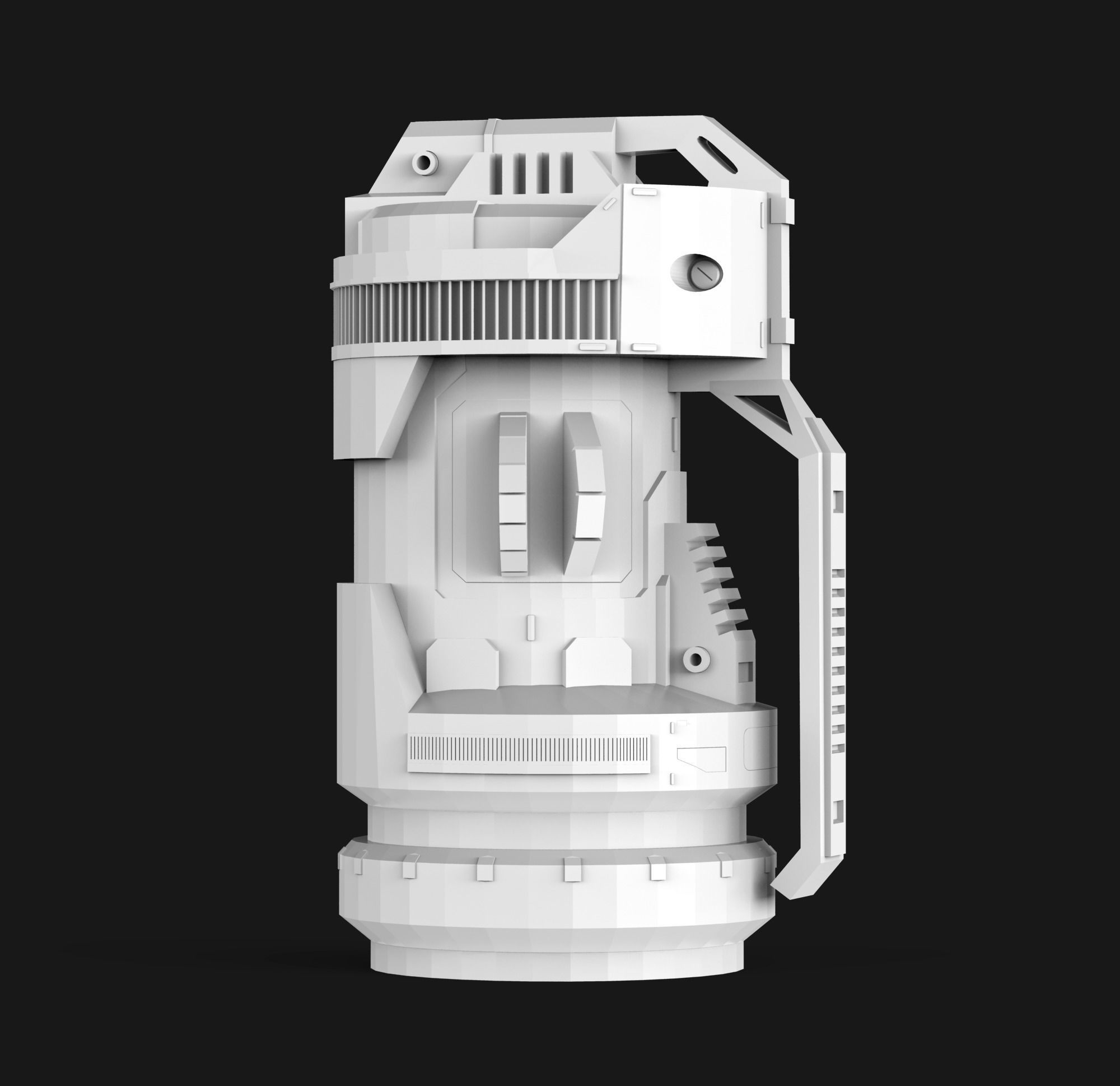 3D asset Sci-fi Grenade | CGTrader