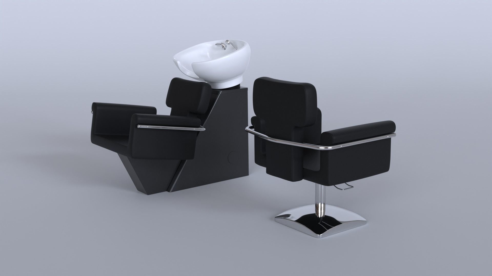 Beauty salon chair 3D model | CGTrader