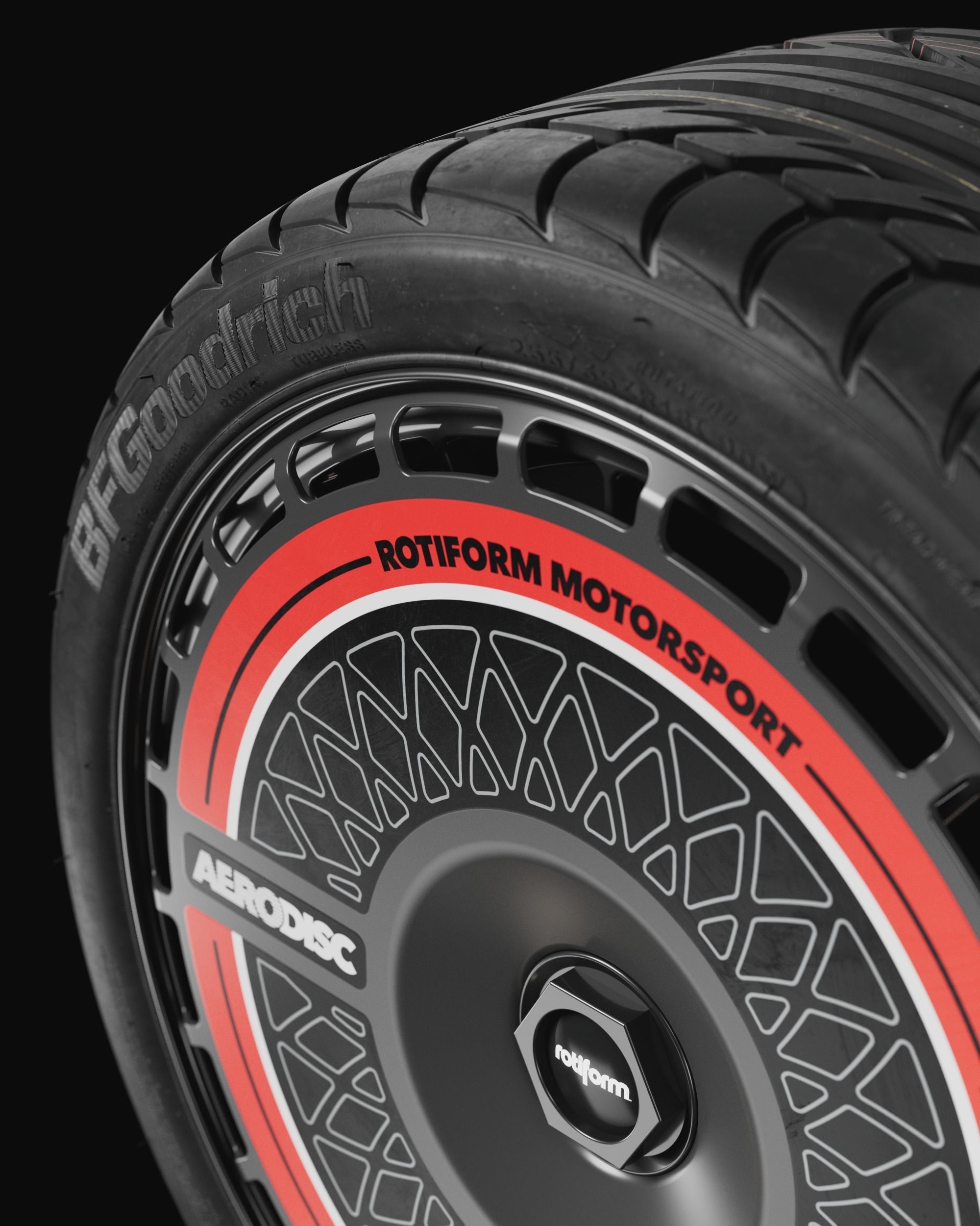 BF Goodrich g-Force Sport COMP-2 Tire Real World Details 3D model ...