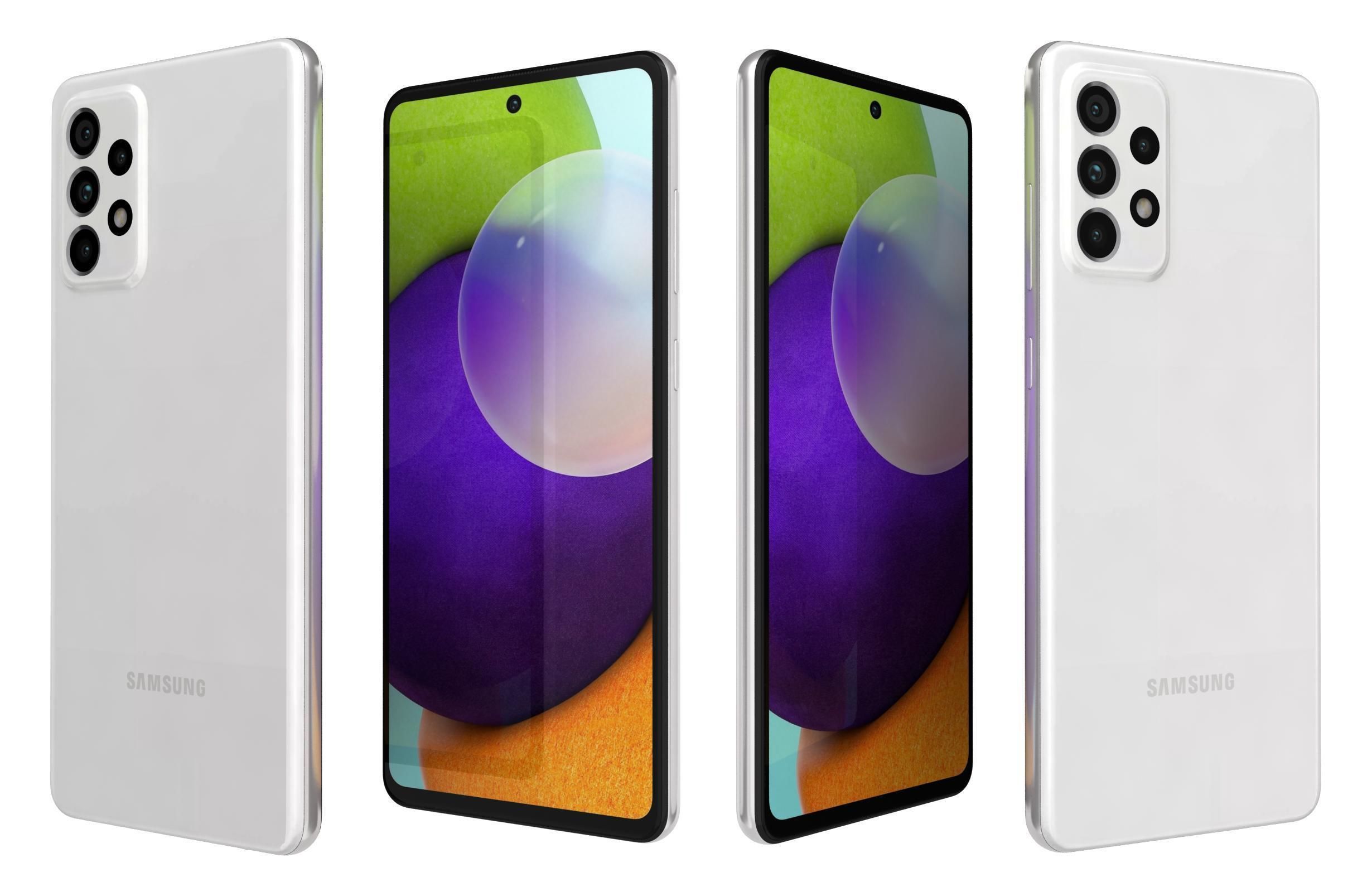 Samsung Galaxy A52 All Colors 3D model | CGTrader