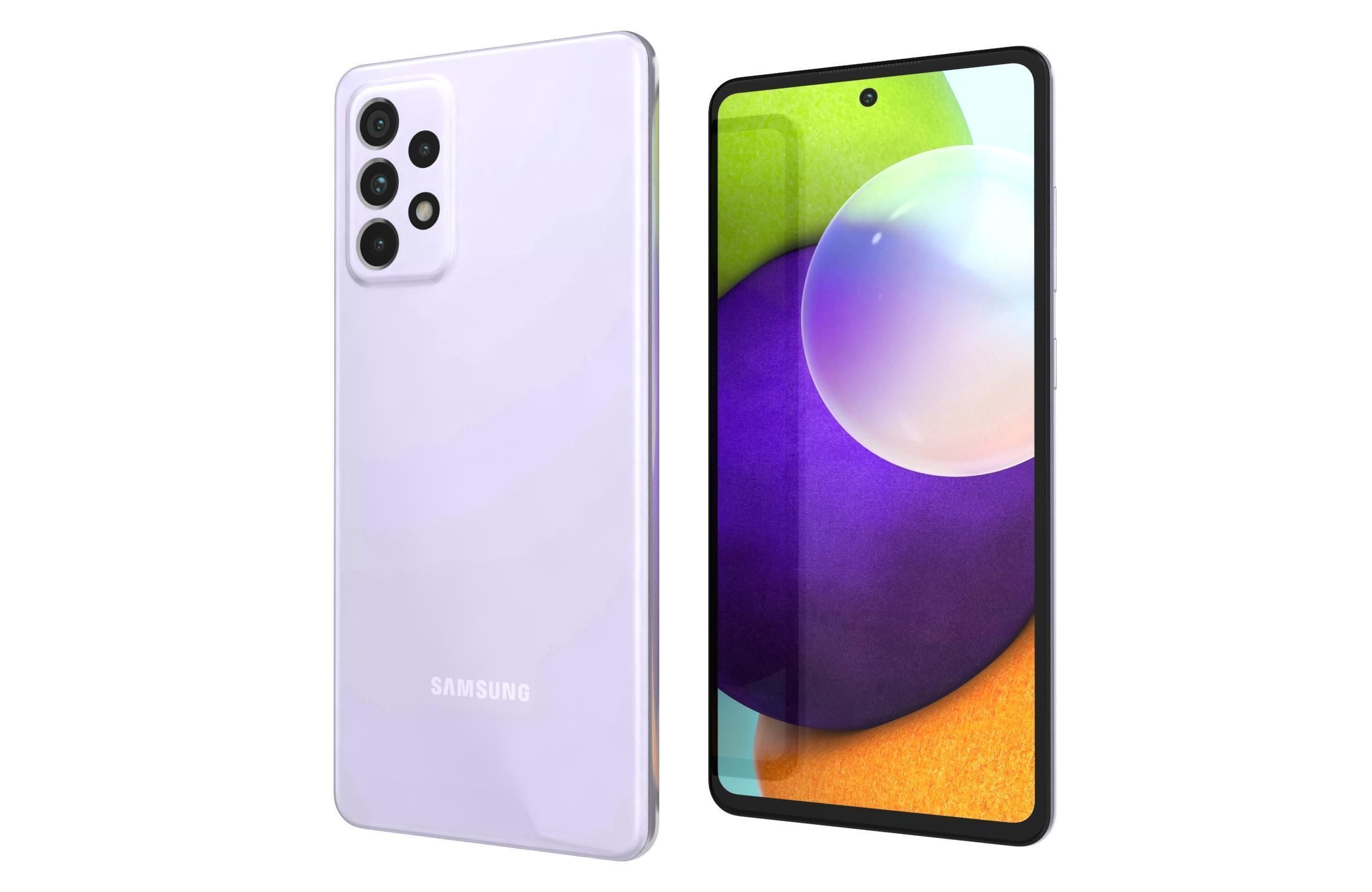 Samsung Galaxy A52 All Colors 3D model | CGTrader