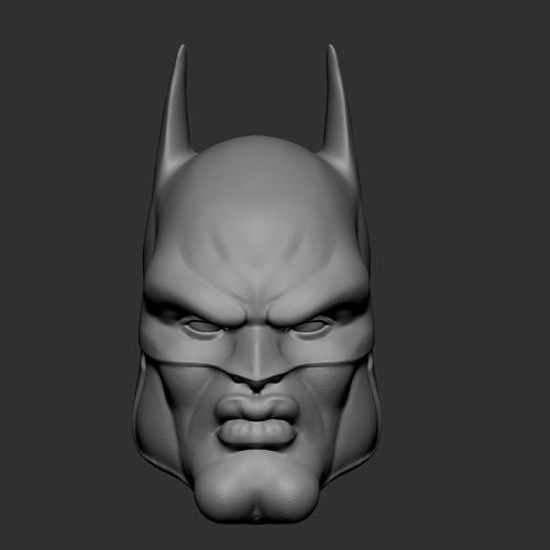Batmetal - head 3D model 3D printable | CGTrader