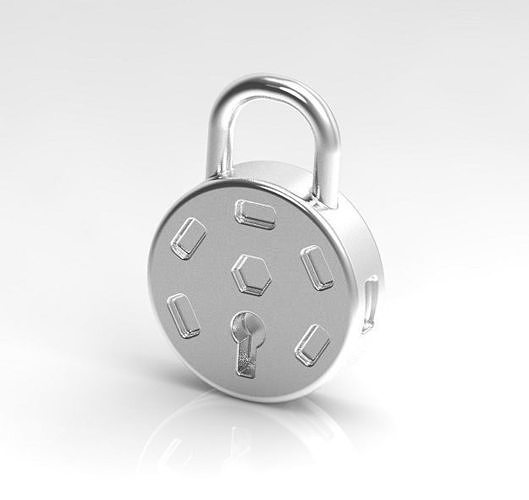 Classic Lock 3D model 3D printable | CGTrader