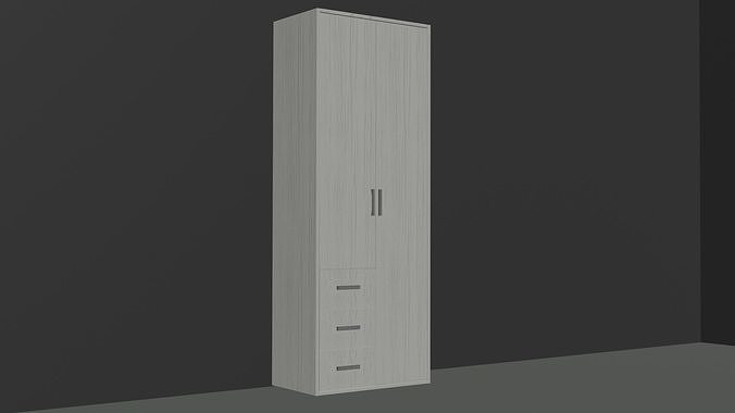 Modern Small Wardrobe free VR / AR / low-poly 3D model | CGTrader