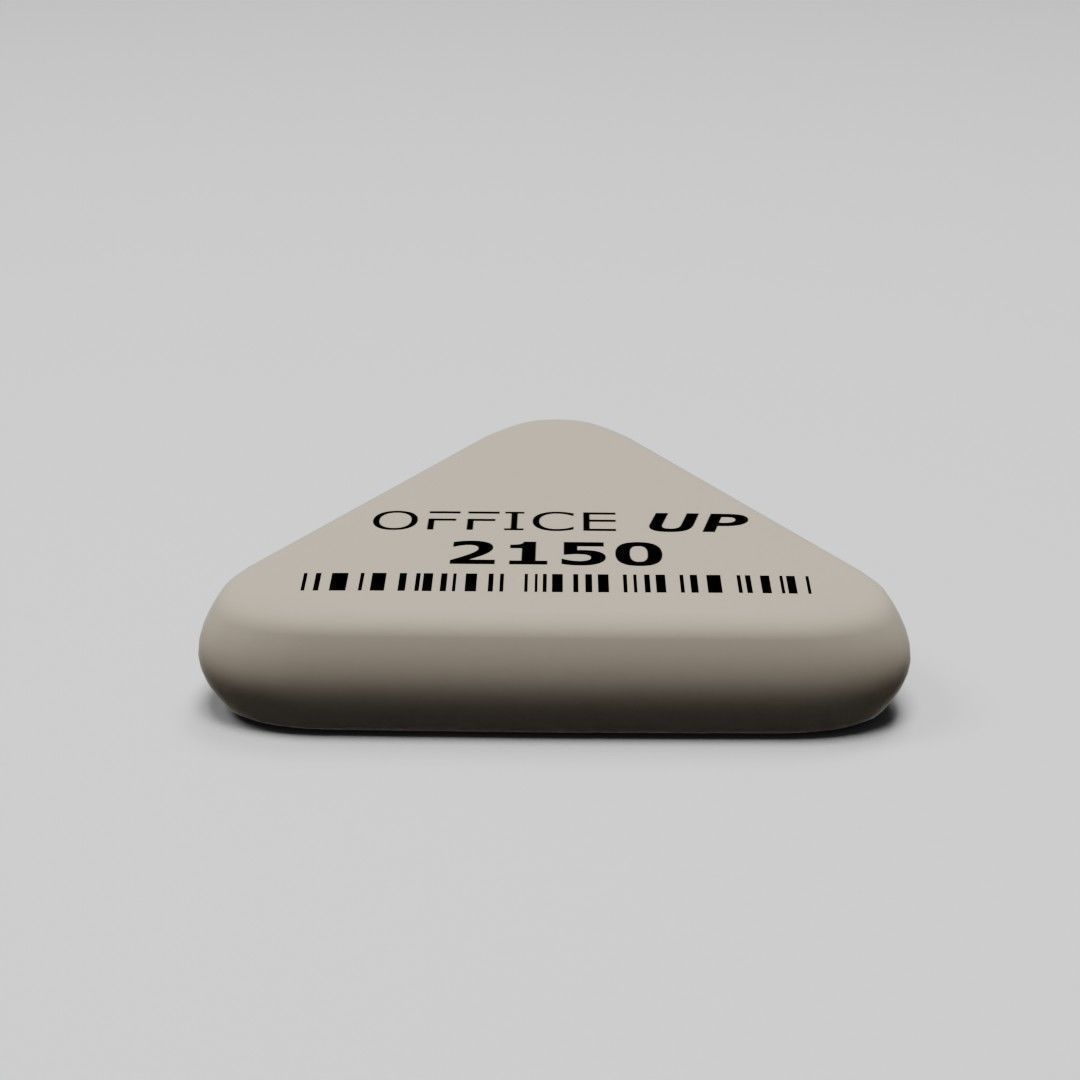 Triangle eraser 3D model | CGTrader