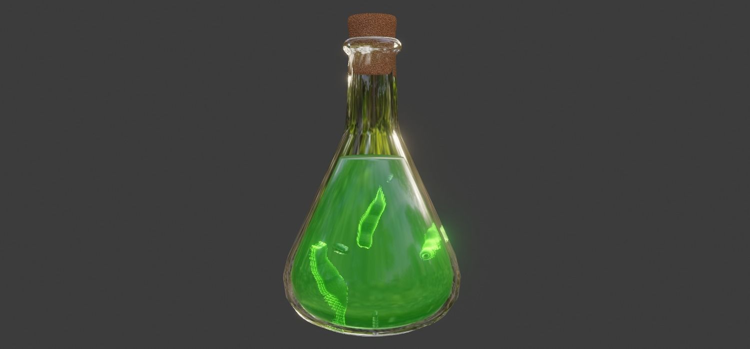 3D model Glow Slug Potion Pack VR / AR / low-poly | CGTrader