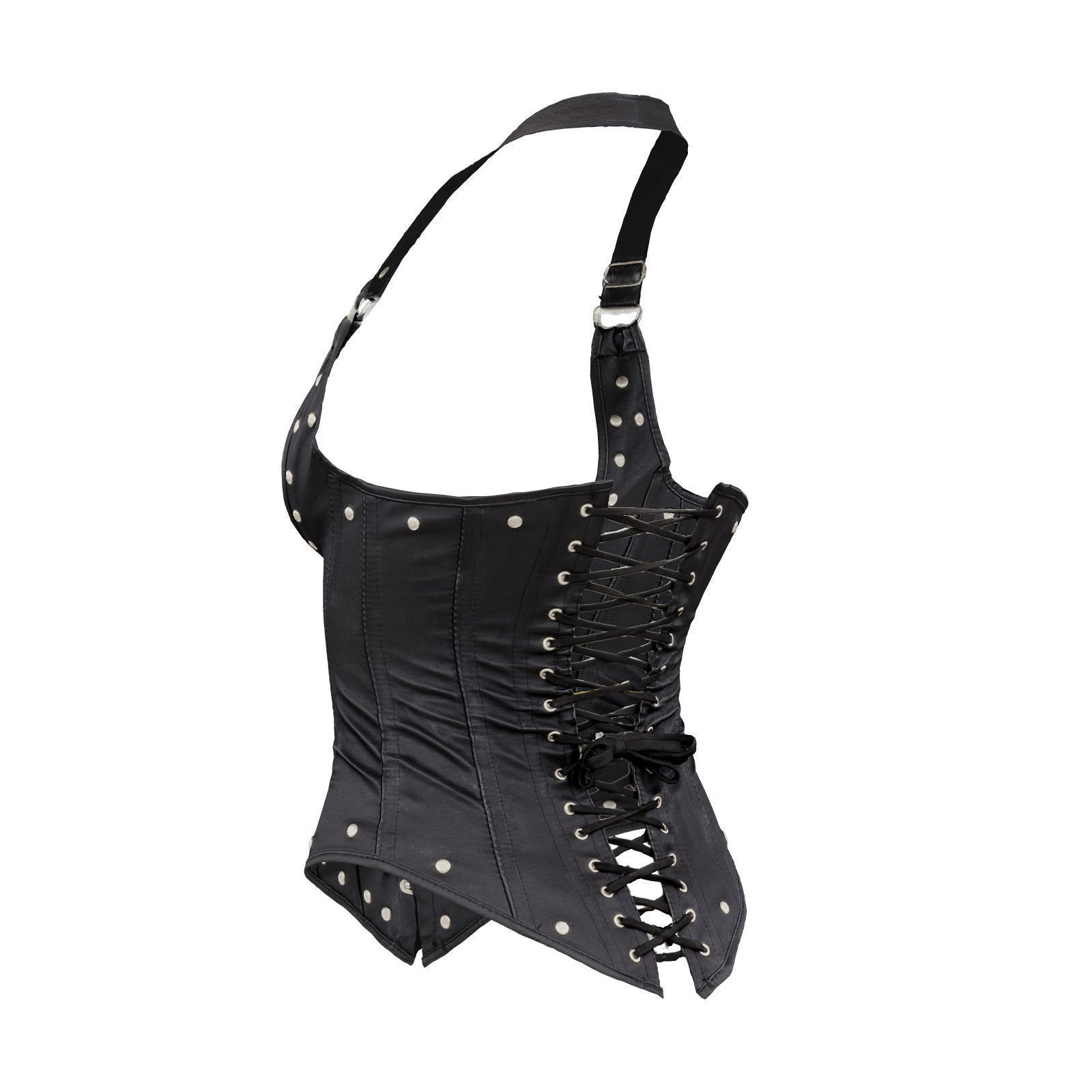 Front Buckles Corset 3D model | CGTrader