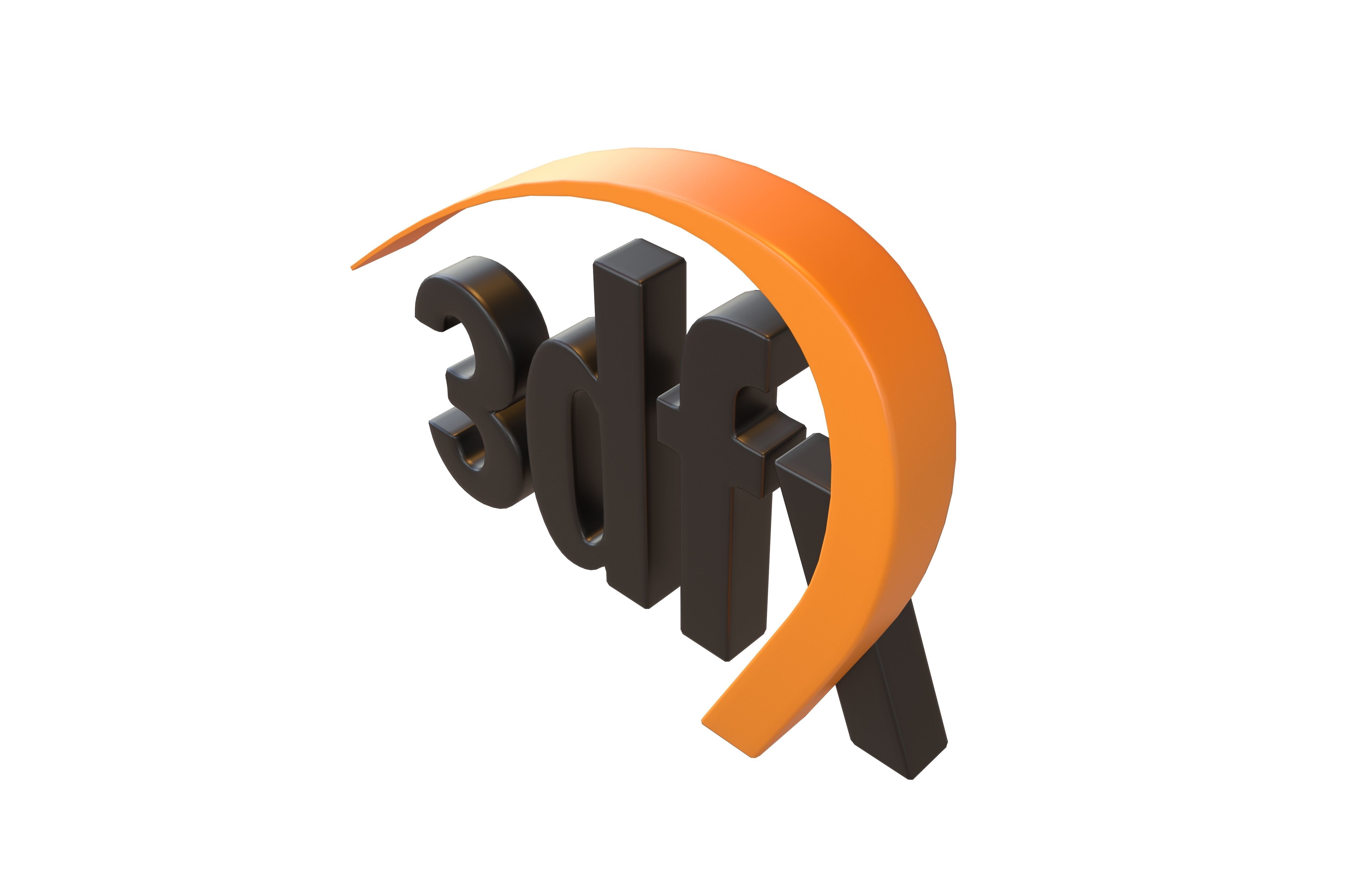 3dfx Logo v1 001 free VR / AR / low-poly 3D model | CGTrader