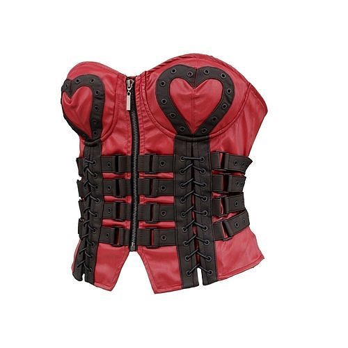 Heart Ringed Corset 3D model | CGTrader