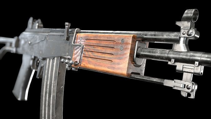 3D model Galil ARM imi lowpoly gun VR / AR / low-poly | CGTrader