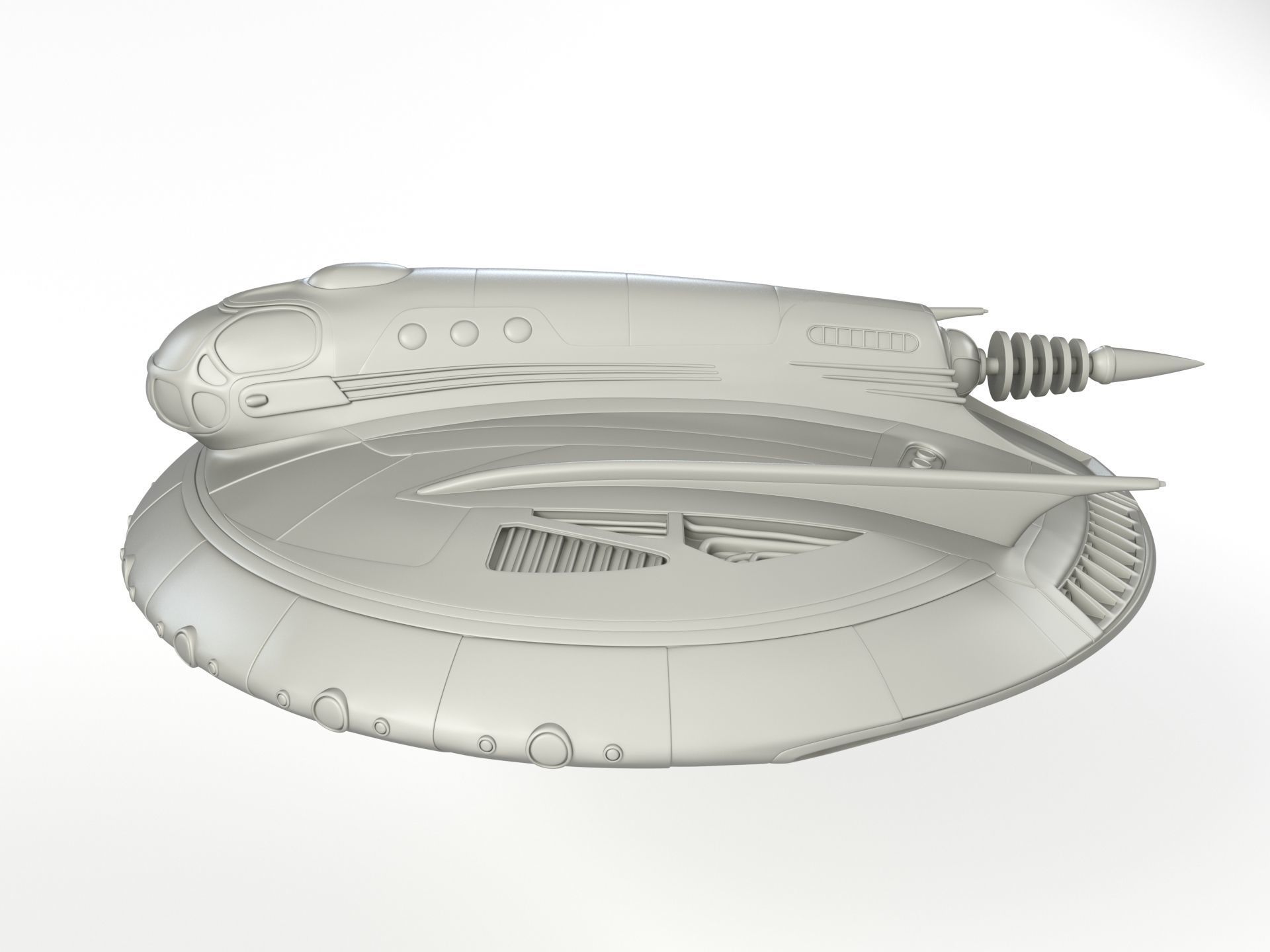 UFO Fallout 3D model 3D printable | CGTrader