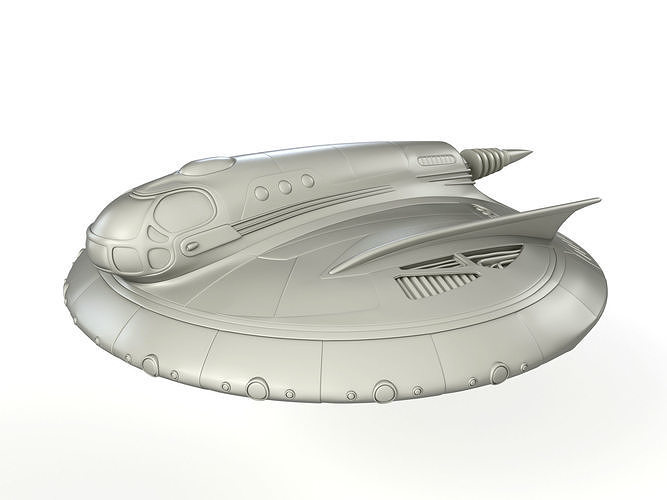 UFO Fallout 3D model 3D printable | CGTrader
