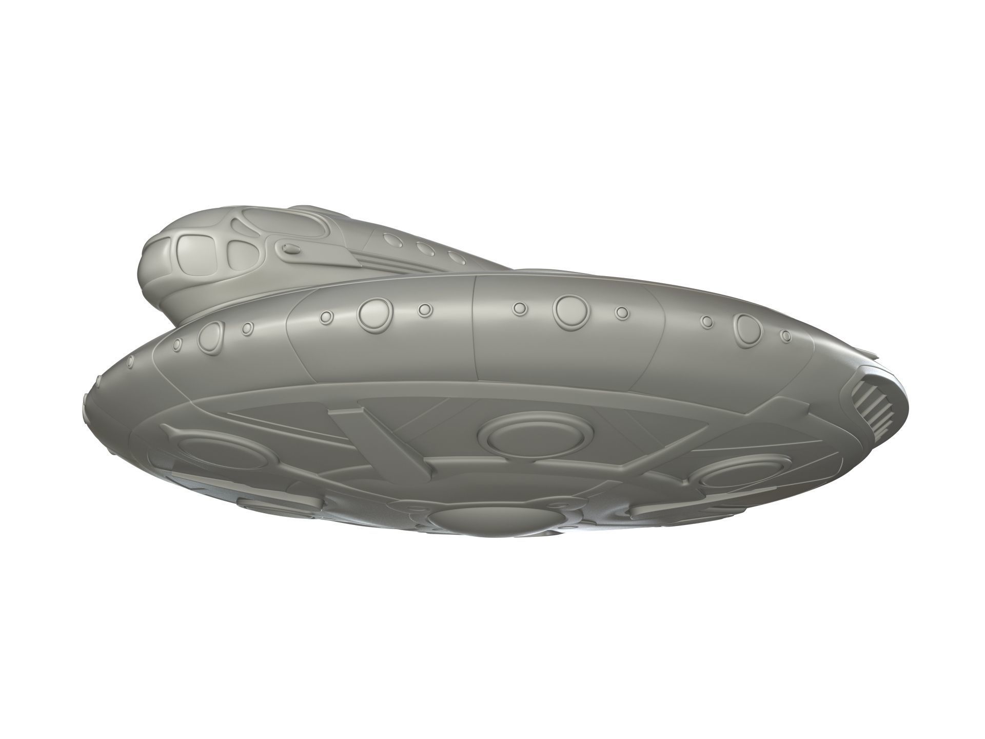 UFO Fallout 3D model 3D printable | CGTrader