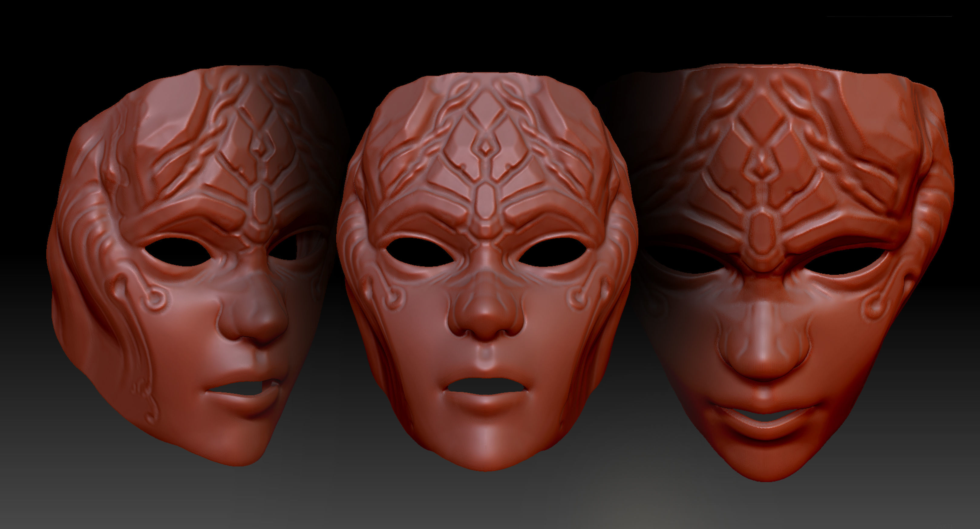 mask Rome 3D model | CGTrader