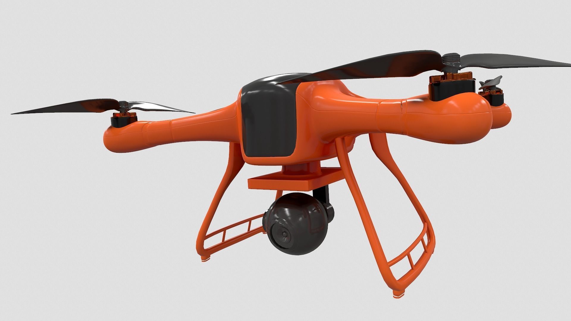 3D model Dron animated VR / AR / low-poly | CGTrader