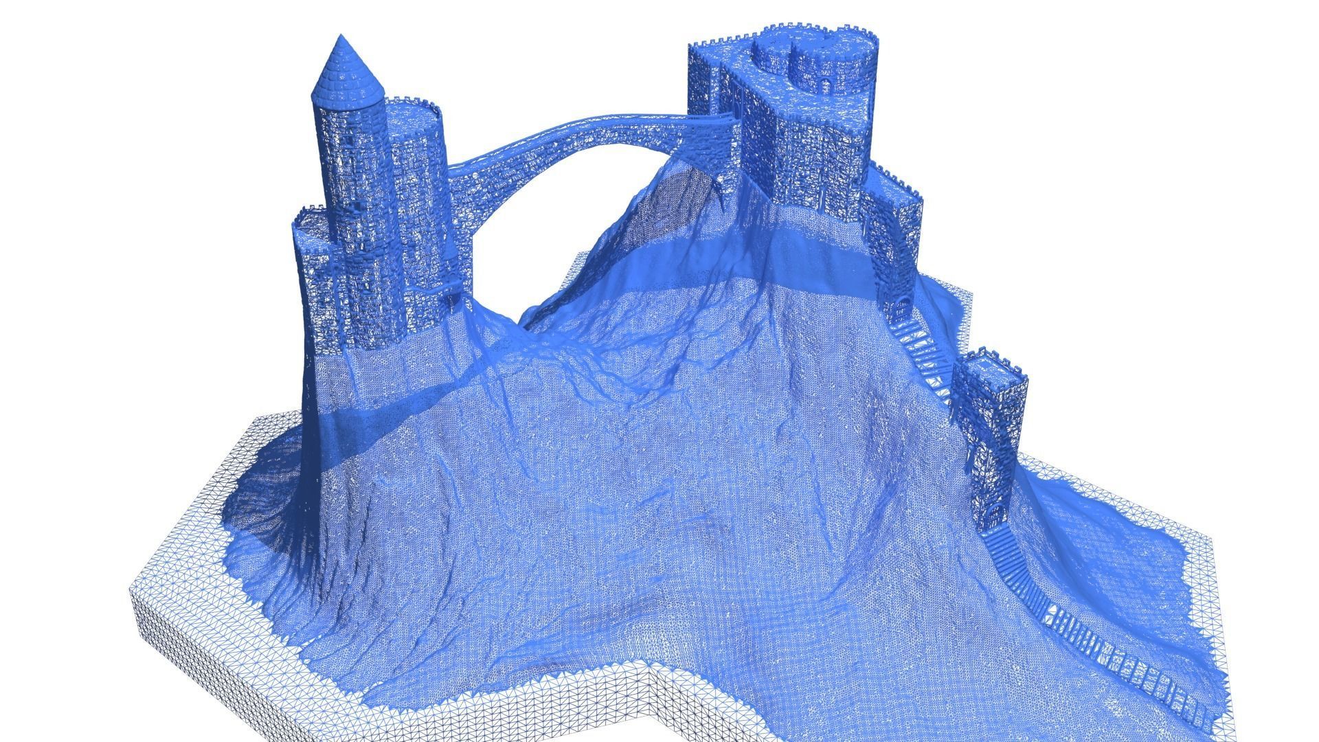 Hexagonal map 3D model | CGTrader