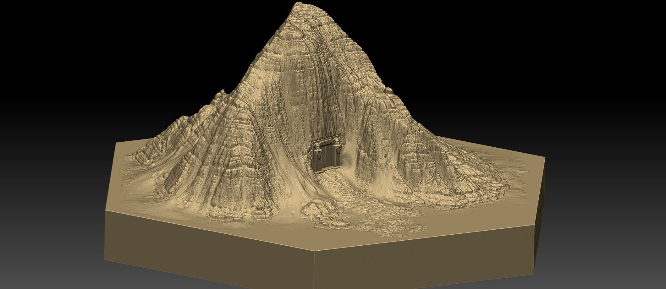 Hexagonal map 3D model | CGTrader