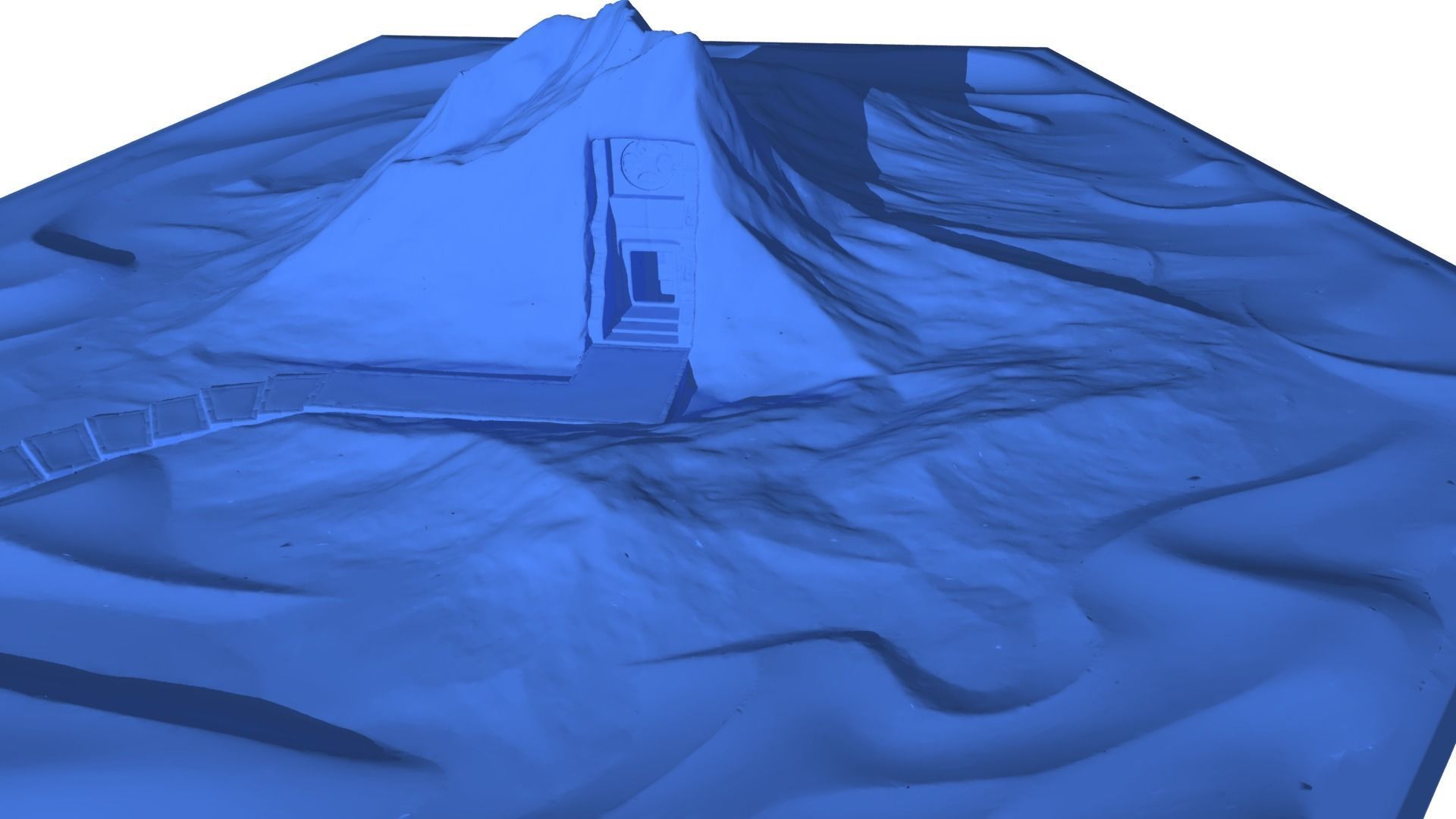 Hexagonal map 3D model | CGTrader