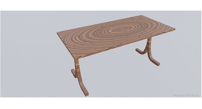 Modern Breakfast Table 3D model | CGTrader
