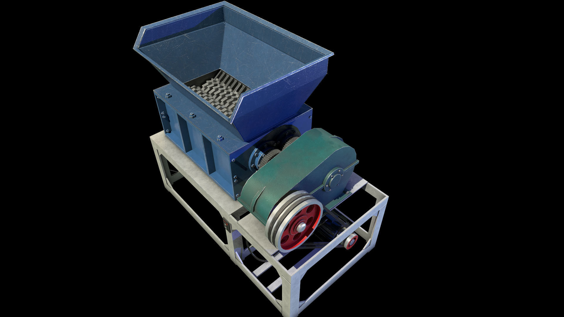 3D model Metal Shredder animated VR / AR / low-poly animated | CGTrader