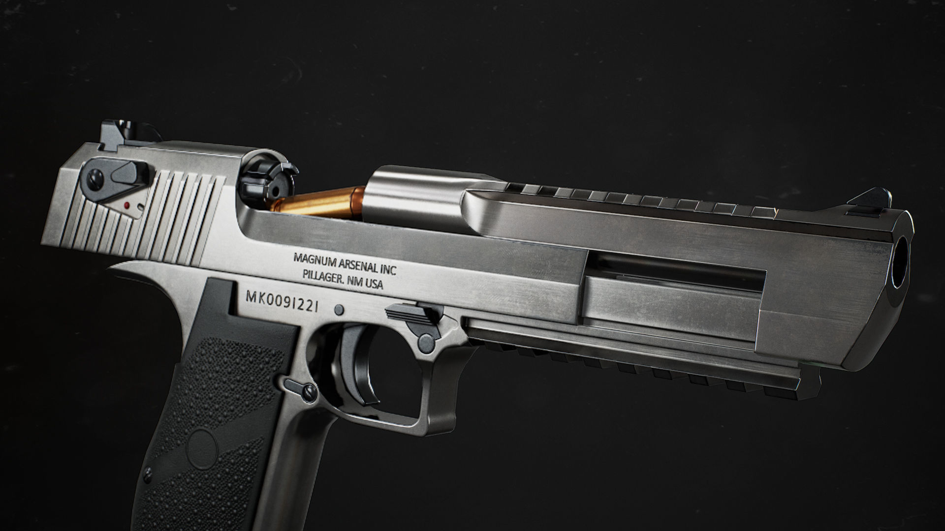 3D model Deagle magnum pistol VR / AR / low-poly | CGTrader