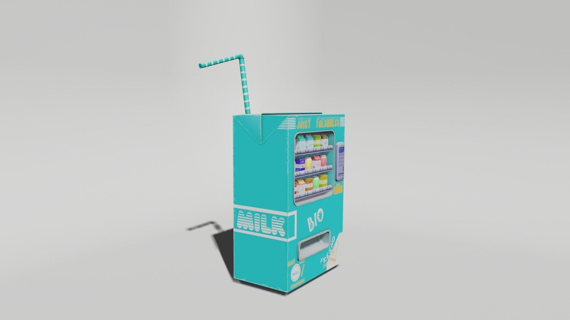 3D model Low poly stylized vending machine VR / AR / low-poly | CGTrader
