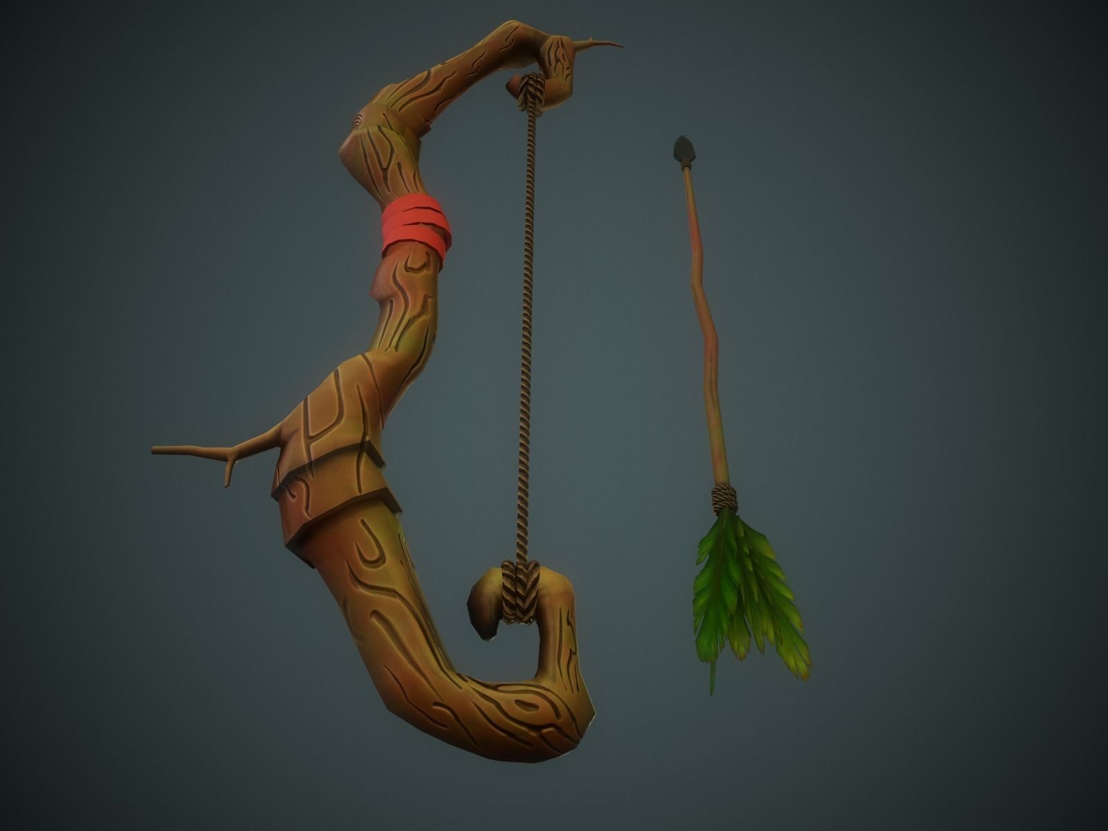 3D model Stylized Bow VR / AR / low-poly | CGTrader