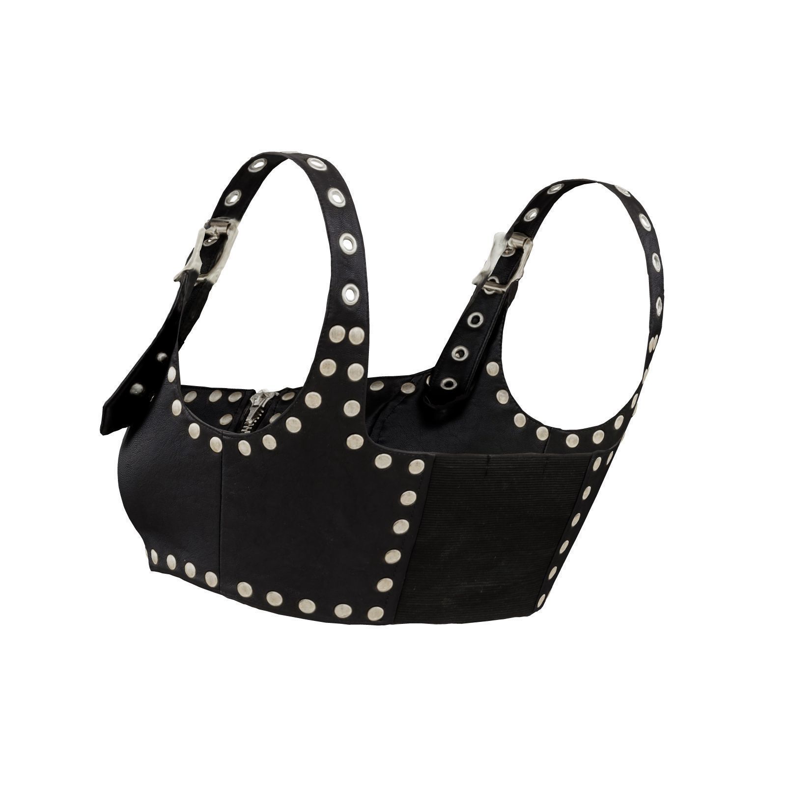 Studded Leather Top 3D model | CGTrader