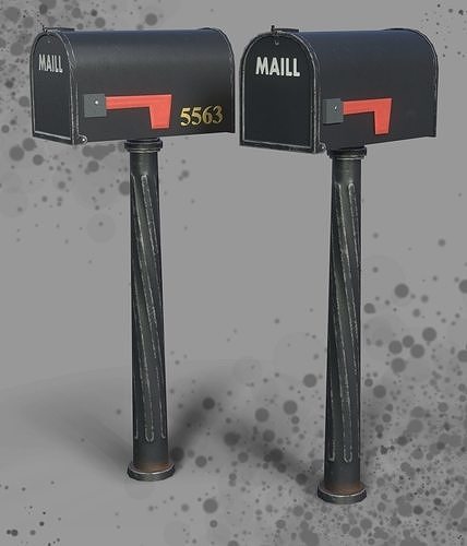 3D model Mailbox mailboxes VR / AR / low-poly | CGTrader