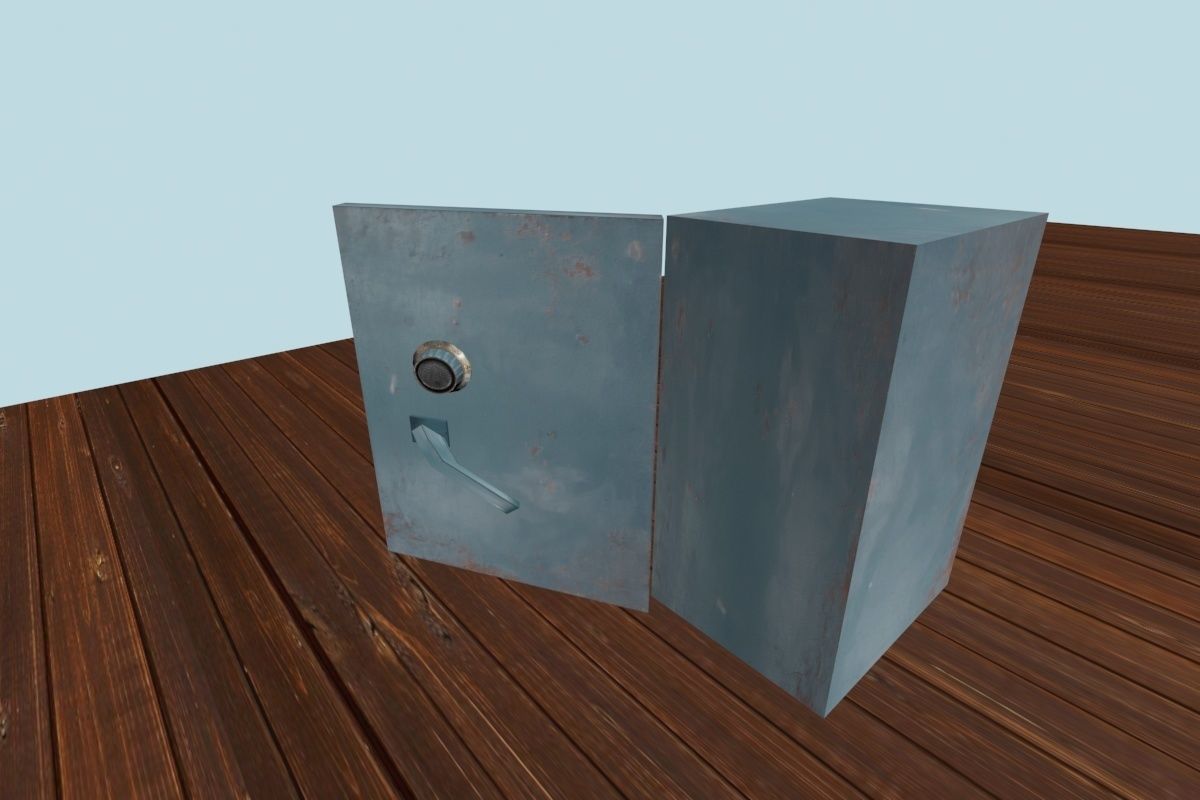 3D model Security safe VR / AR / low-poly | CGTrader