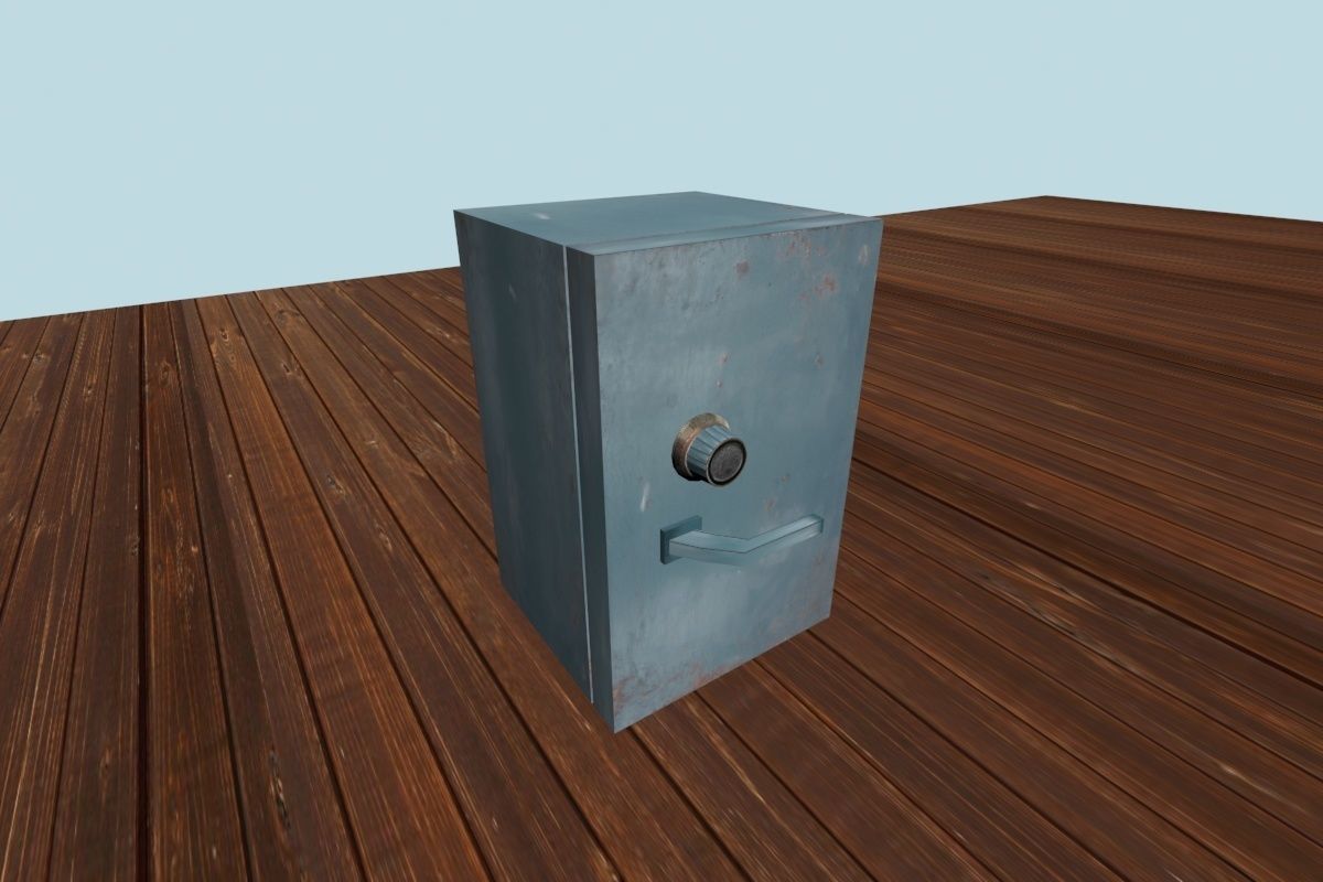 3D model Security safe VR / AR / low-poly | CGTrader