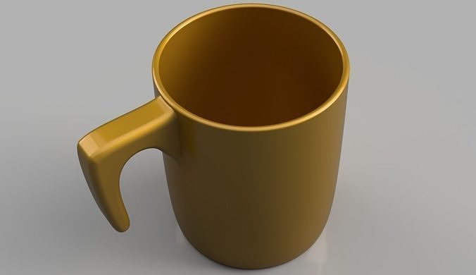 Mug Porcelain Ceramic 3D model 3D printable | CGTrader