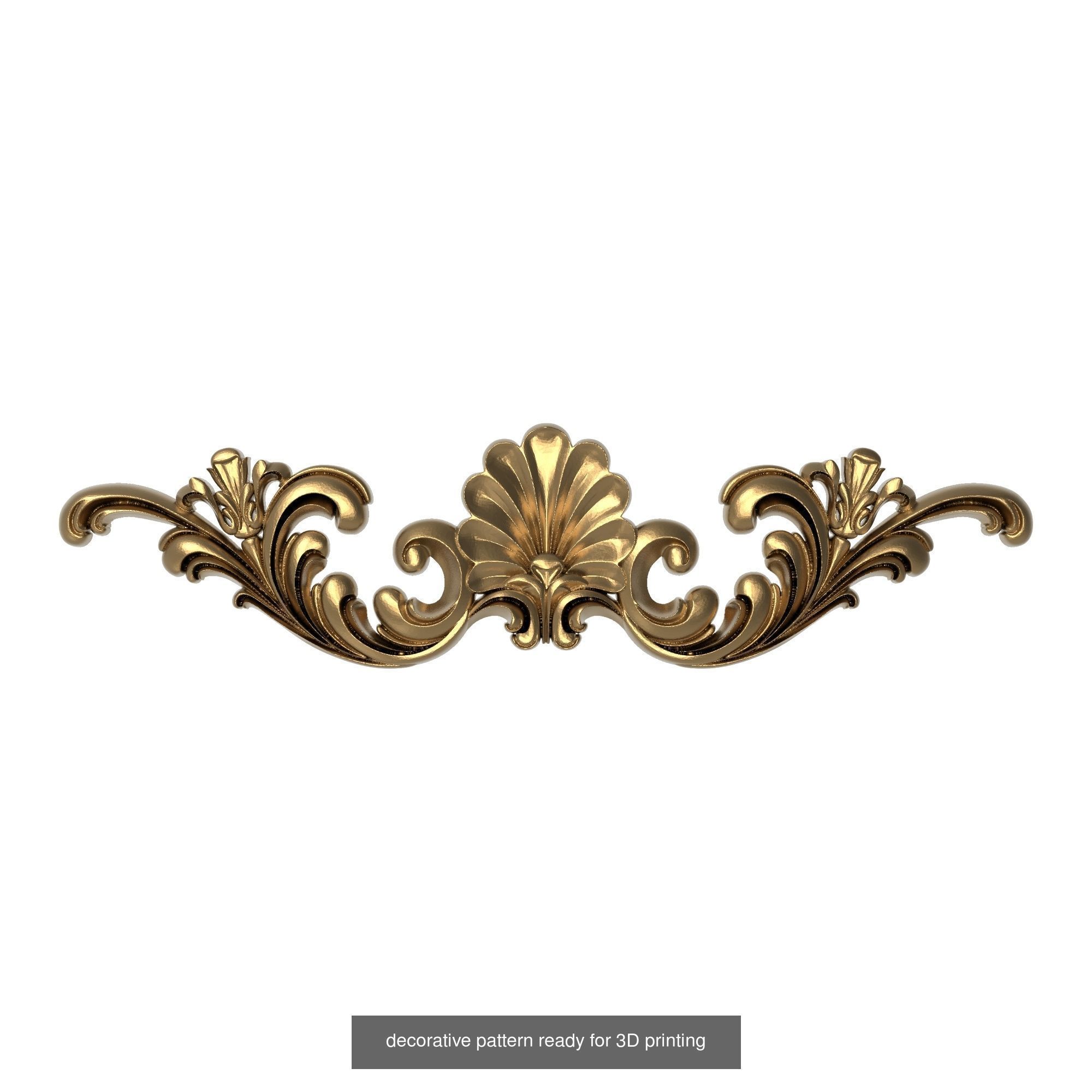 10 decorative pattern set ready for 3D printing 3D Model Collection ...